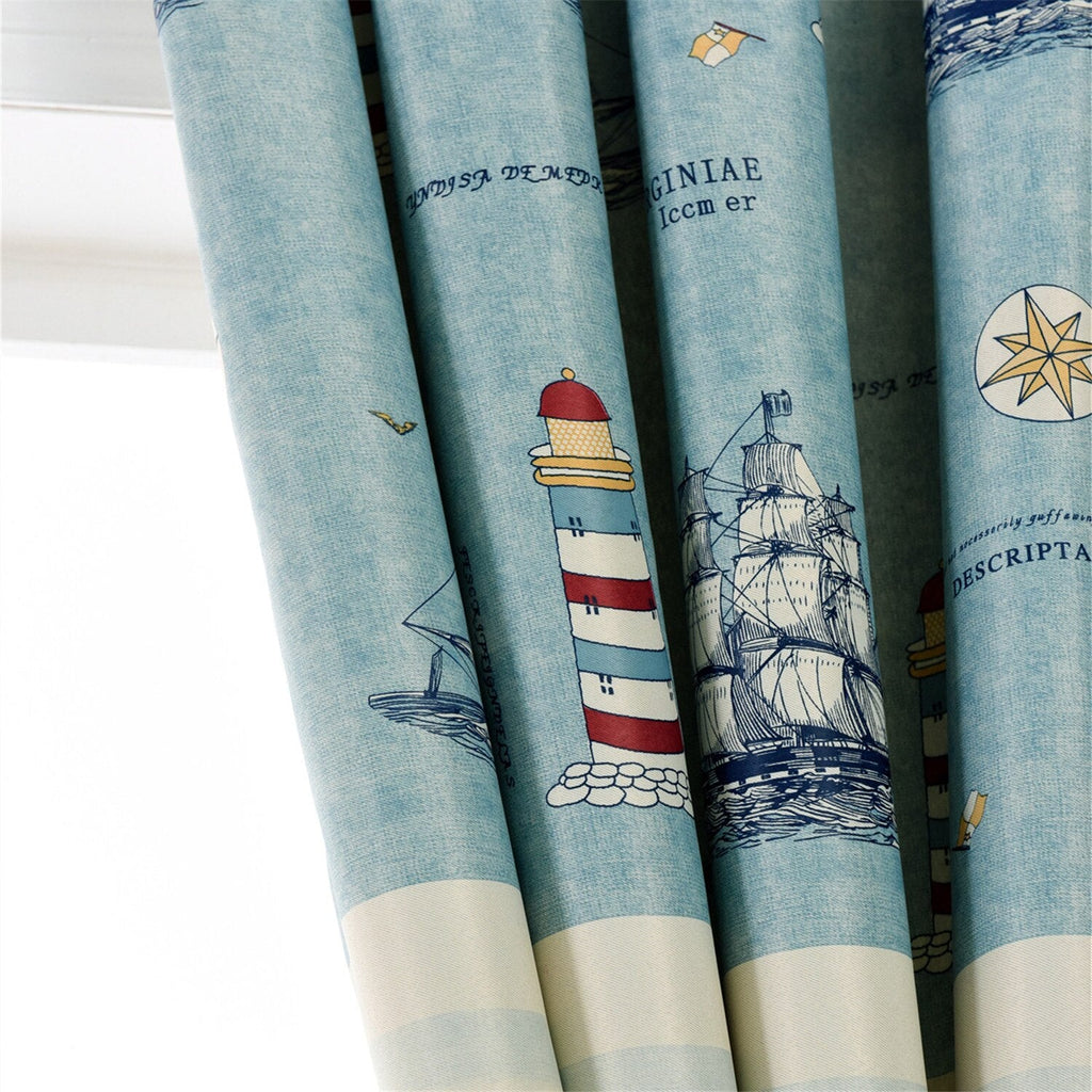 Rideau Motif Marin | Rye