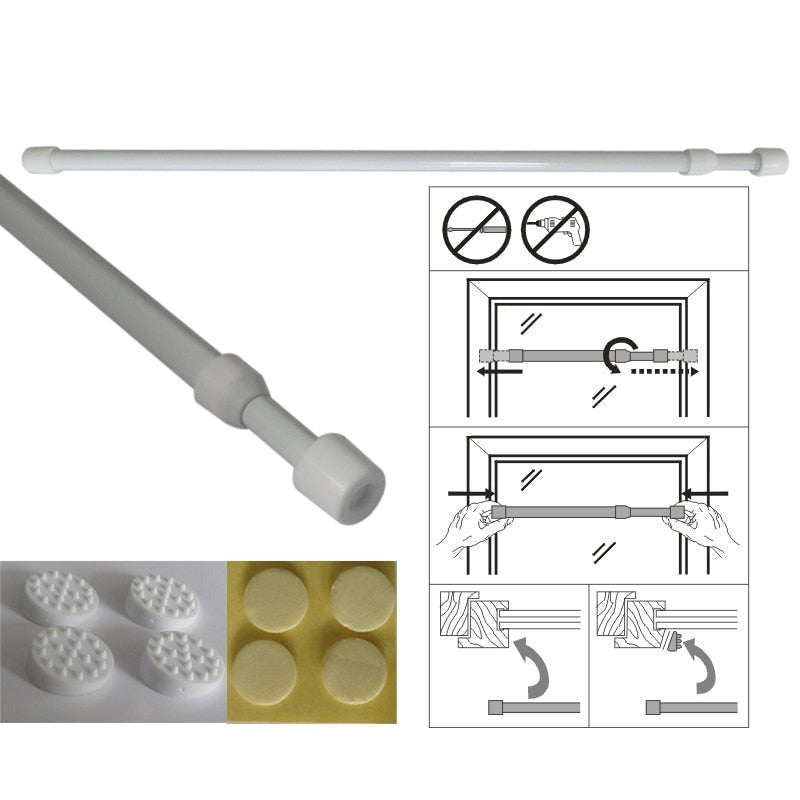 Tringle À Rideau Sans Perçage