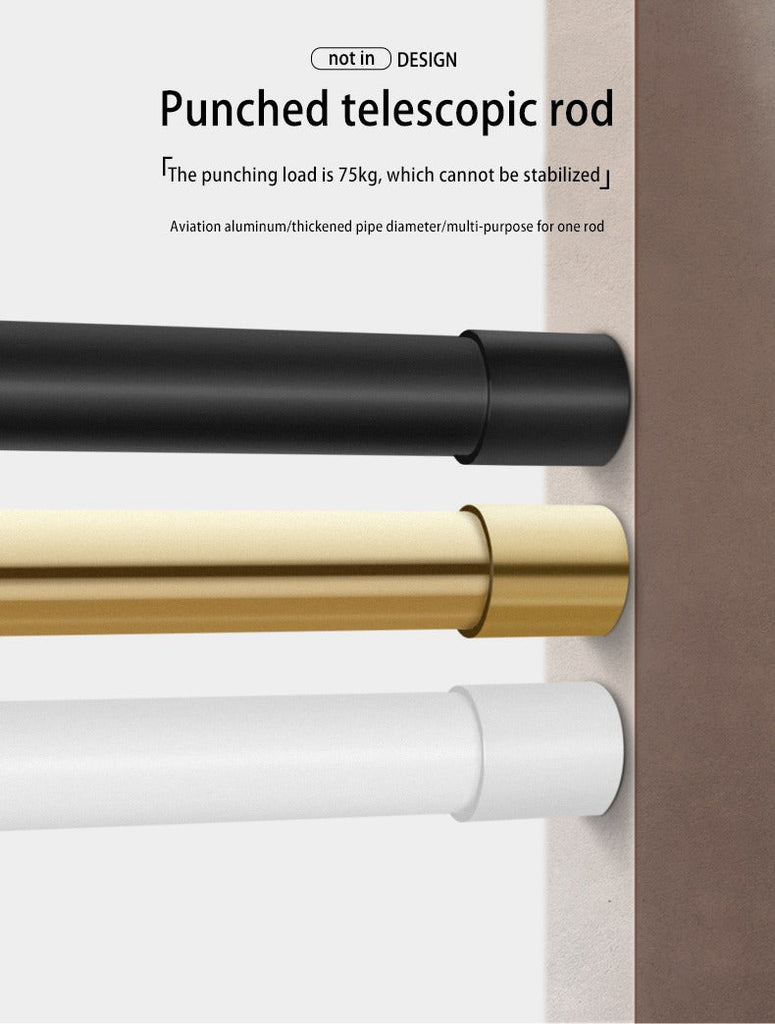 Tringle à rideau télescopique