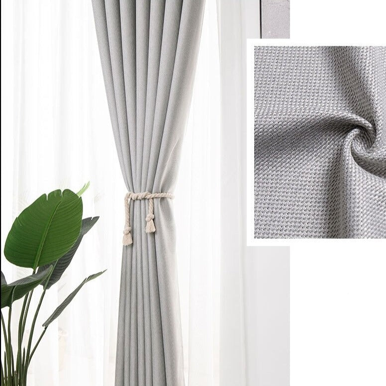 Rideau coulissant sur rail Tungo Gris